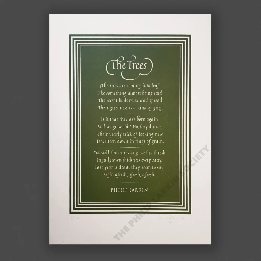 The Trees (Limited Edition Print) – The Philip Larkin Society